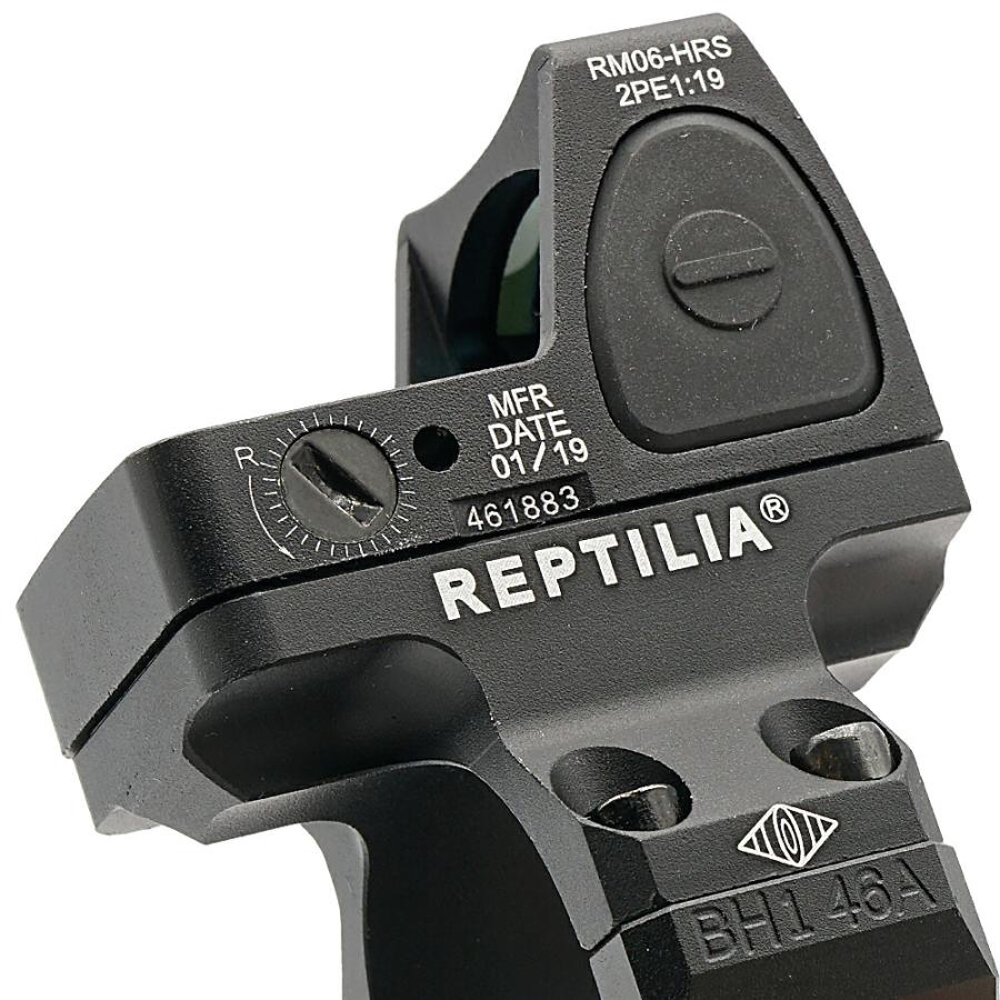 Evolution Gear 製 REPTILIA タイプ RMR / SRO ドットサイト ショートスコープ オフセット マウント : エア ...