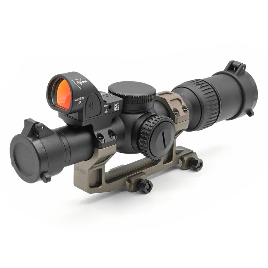 Evolution Gear 製 REPTILIA タイプ RMR / SRO ドットサイト ショートスコープ オフセット マウント : エア ...