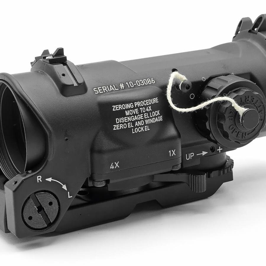Evolution Gear 製 ELCAN Specter DR SU-230 スコープ レプリカ 1-4倍率 発光レティクル / BK ...