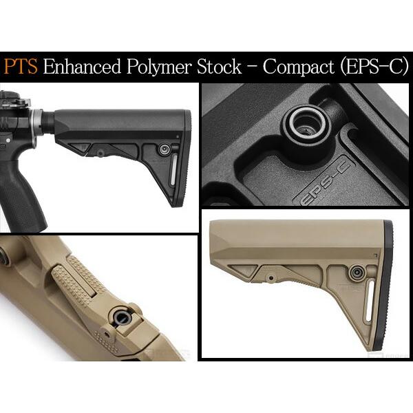 M4 ストック PTS製 EPS-C エンハンスドポリマーストック コンパクト(ラバーパッド付) PTS Enhanced Polymer Stock - Compact M4シリーズ対応 ...