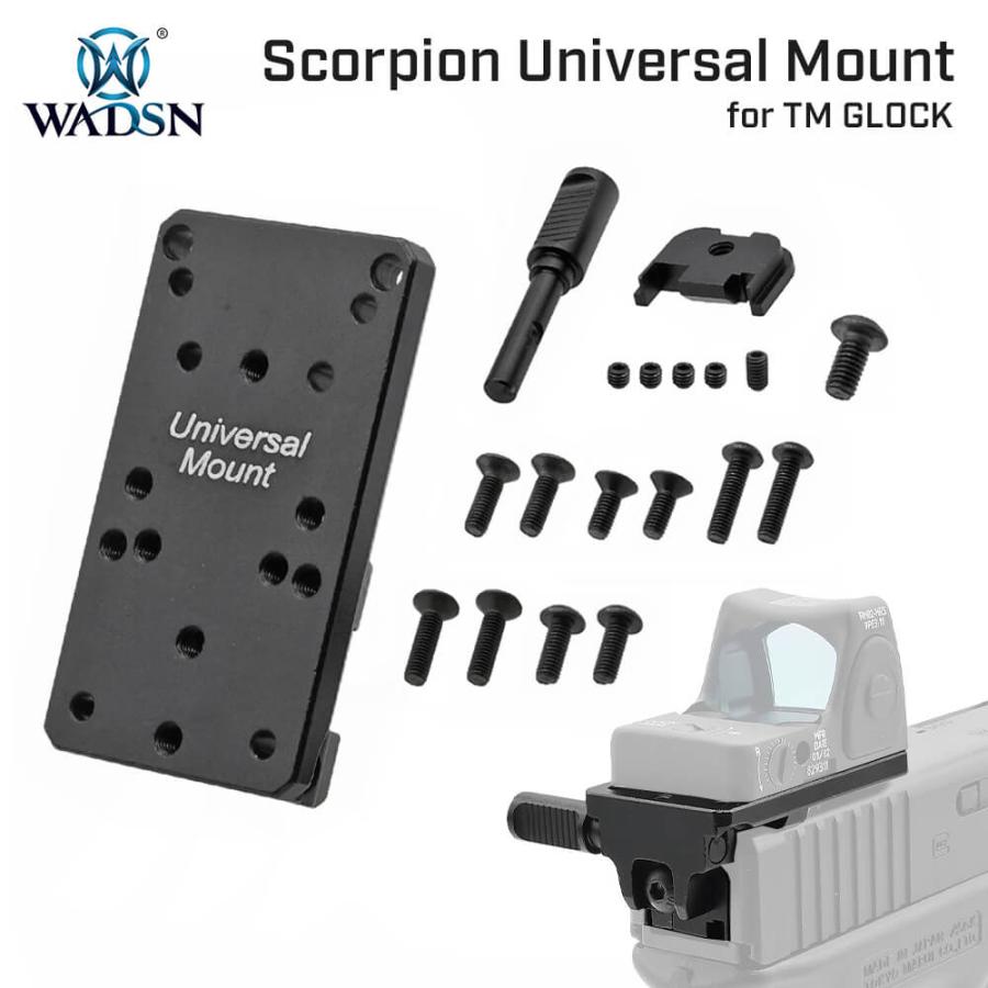 WADSN 製 東京マルイ G17 / 19 Gen.4 対応 SI タイプ Scorpion Universal Reflex Mount ...