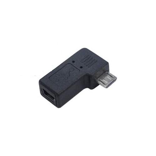 変換プラグ USB mini5pin→microUSB 右L型 取り寄せ商品 : ナノズ ヤフー店 - 通販 - Yahoo!ショッピング