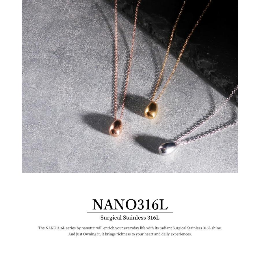 ネックレス レディース サージカルステンレス316L S316L SUS316L ステンレス ペンダント 雫 ドロップ nanotta CNC004 : nanotta - 通販 ...