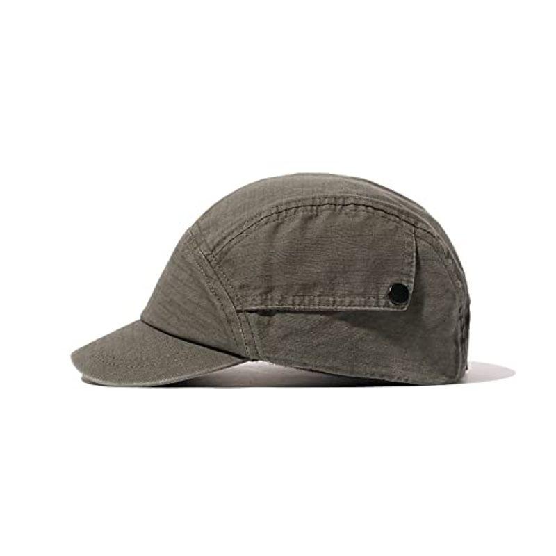 Croogo キャップ メンズ アンパイアキャップ ショートブリム つばの短いキャップ 通気 無地 シンプル 作業帽子 スケボー ランニング ...