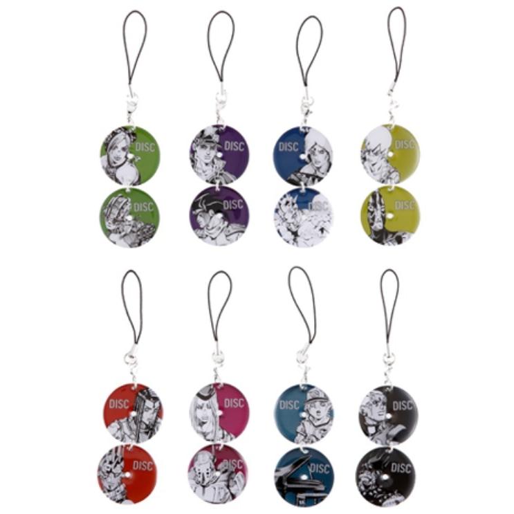 【新品】【ランダム仕様】『ジョジョの奇妙な冒険 Part6 ストーンオーシャン』メタルDISC型キーホルダー（全8種のうちランダムで1種 ...