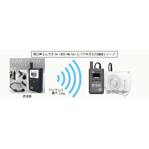 飛び声るんです3A NZD−RM−3A 受信機1台・無線マイク1台セット : なんず(南豆無線電機) - 通販 - Yahoo!ショッピング