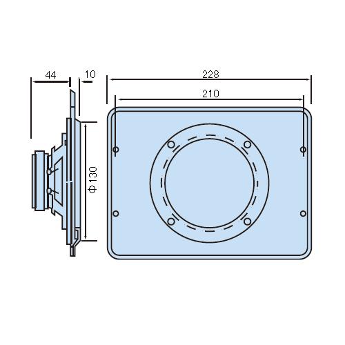 バス用12cmコーン型・ステレオスピーカー SKA−056−102 2個1組 クラリオン製 : なんず(南豆無線電機) - 通販 - Yahoo!ショッピング