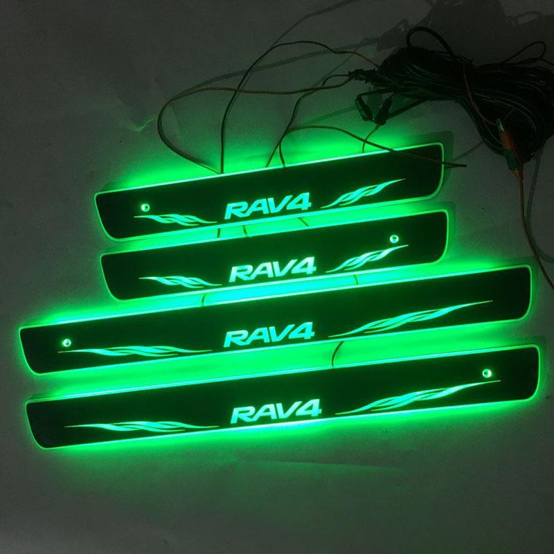 JCSM ステップガード LED サイドスカッフプレート トヨタ RAV4専用 オープニング機能 シーケンシャル 流れる 発光 4P 四色 : p21732571832d : なおき商店 ...