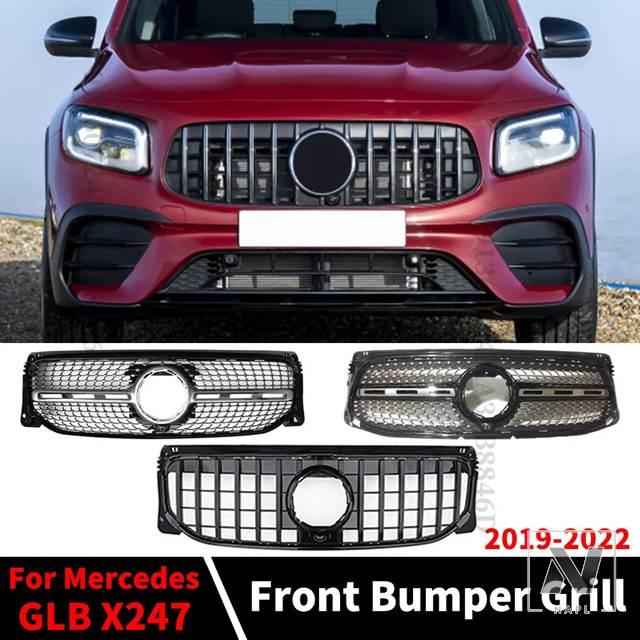 スポーツフロントバンパーグリルメルセデスベンツ GLB X247 W247 2019-22 AMG ライン GT ダイヤモンドインレットグリルメッシュトリムチューニング : カーパーツ専門店 ...