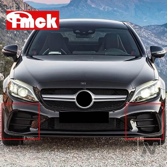 【並行輸入品】メルセデスベンツ Cクラス W205 C180 C260 C300 2019 + フロントフォグランプストリップトリムカバーステッカーバンパー吸気グリルスラット : カーパーツ ...