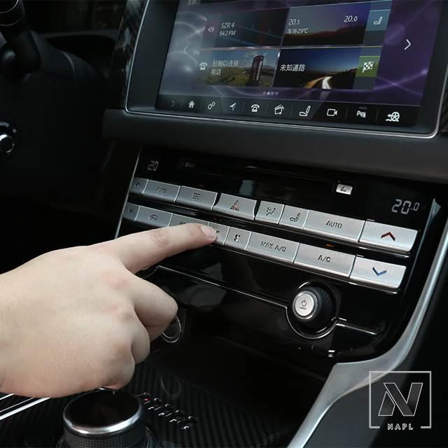 中央制御空調ボタン装飾ステッカージャガー XF XFL 16-20 XE XEL 15-19 F-PACE アクセサリー : NAPL - 通販 - Yahoo!ショッピング