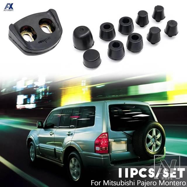 【並行輸入品】三菱 11個 ドアダンパー男性バッファパッドバンプストップショックラバー パジェロモンテロ MB893757 V31 V32 ...