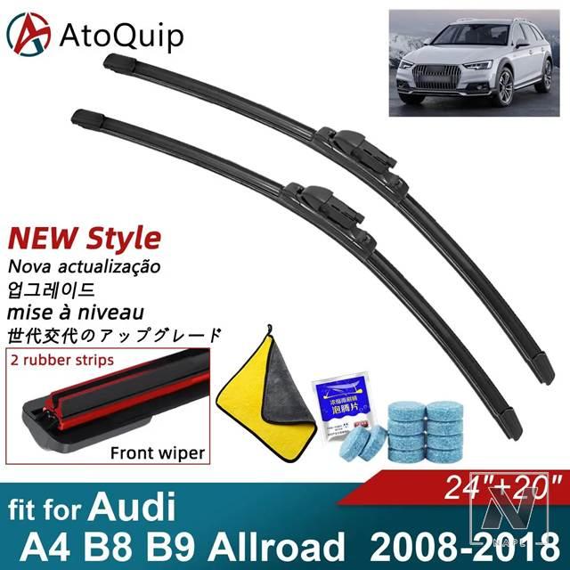 2008-2018年式AUDI A4 B8 B9 ALLROAD 2008-2018年式フロントリアフロントガラスワイパー用ダブルラバーカーワイパーブレード : カーパーツ専門店 NAPL ...