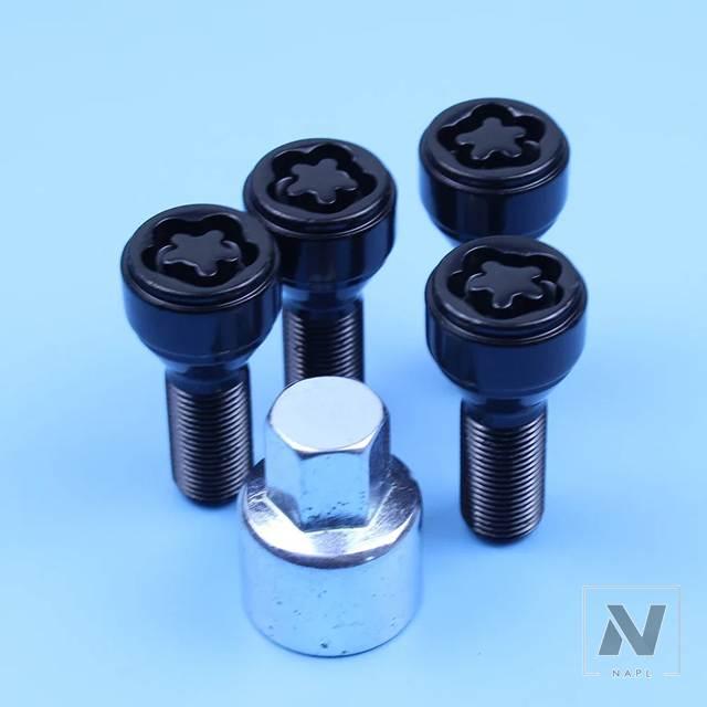 【並行輸入品】BMW M14X1.5 ホイールロックボルトセット 36136797538 1セット E65 E66 X3 E83 730I ...