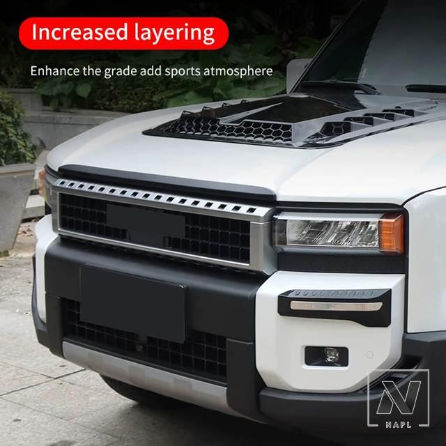 トヨタ ランドクルーザー 250 2024 2025 プラド LC250 1958 初版 FJ250 エンジンフードデコレーションストリップ ...