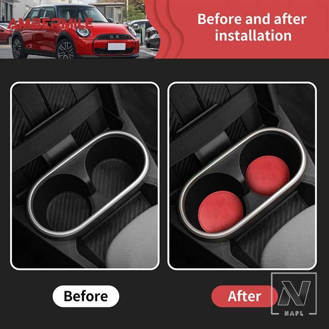 【並行輸入品】ミニクーパー S F65 F66 F67 2024 2025 車用ウォーターカップパッド装飾マットセンターコースター内装PUレザー : カーパーツ専門店 NAPL - 通販 ...