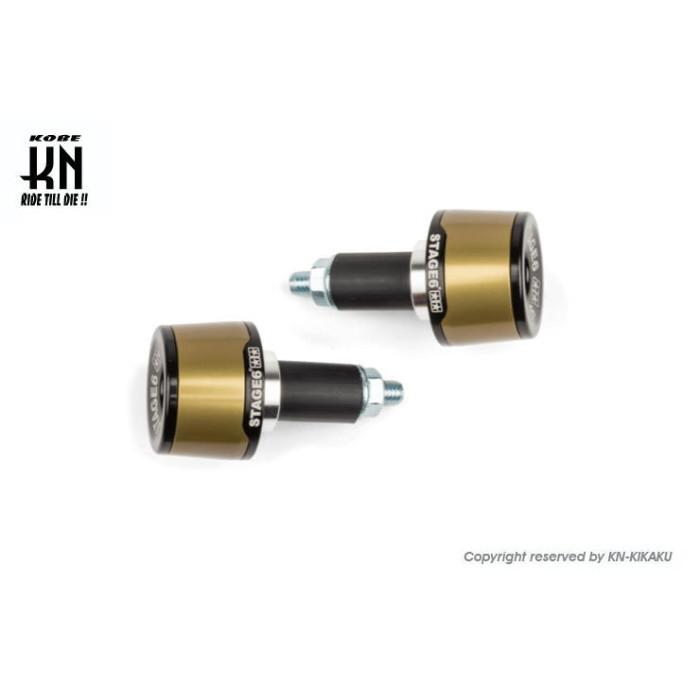 KN企画 STAGE6 EMBOUTS DE GUIDON STAGE6 HQ HARD ANODIZED ハードアルマイト バーエンド ...