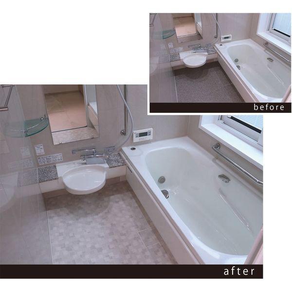 フクビ化学工業 あんからプラス 浴室用床シート AKP008S アイスホワイト 長さ0.8m×幅1800mm×厚み4.0mm 1枚 お風呂 床 : ならのき - 通販 - Yahoo!ショッピング