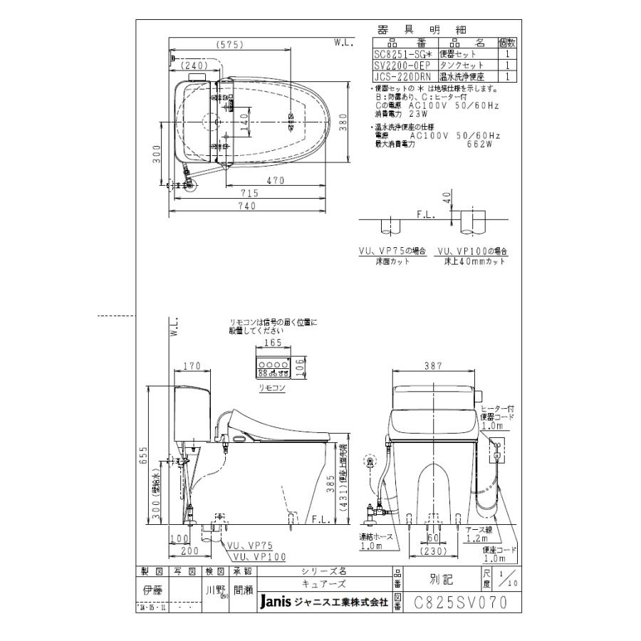 ジャニス工業 トイレ キュアーズコア SC8250-SGB ST6050-1EN JCS-220DRN BW1 ピュアホワイト 床排水 CURES core 法人限定 : ならのき - 通販 ...