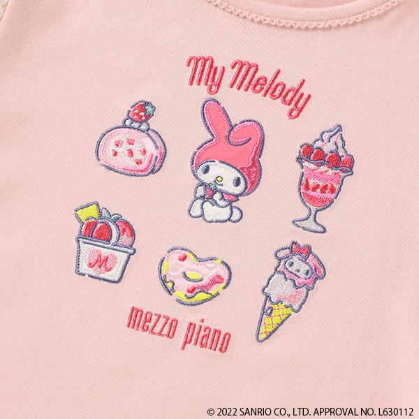 メゾピアノ(mezzo piano)【Sanrio characters マイメロディ シナモロール】裾スカラップTシャツ【O_50 ...