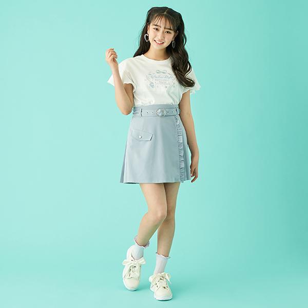 mezzo piano Junior メゾピアノジュニア(mezzo junior)ガーリーラップスカパン【O_50】【outlet】 : ナルミヤオンラインYahoo!ショッピング店 ...