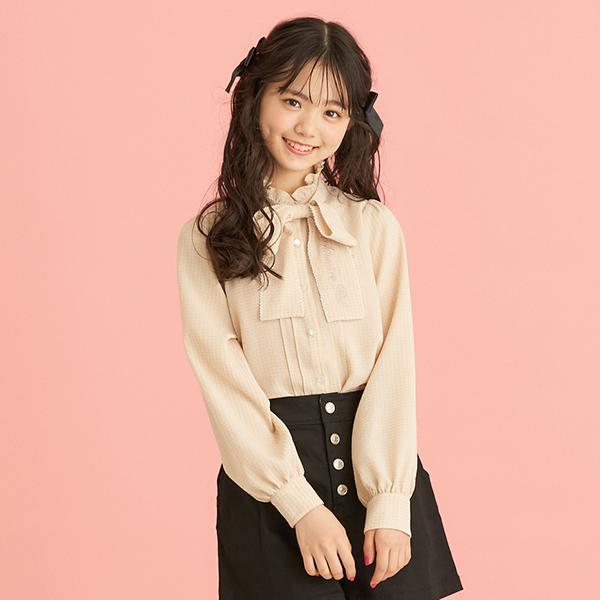 mezzo piano Junior メゾピアノジュニア(mezzo junior)ボウタイブラウス【O_50】【outlet】 : ナルミヤオンラインYahoo!ショッピング店 - 通販 ...