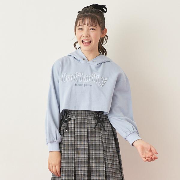 mezzo piano Junior メゾピアノジュニア(mezzo junior)短丈パーカ＆タンクトップセット【S030124】【O_50】【outlet】 : ナルミヤオンライン ...