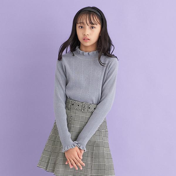 メゾピアノジュニア(mezzo piano junior)プチハイリブニット【T041924】【O_60】【outlet】 : 8134201 : ナルミヤオンラインYahoo!ショッピング店 ...