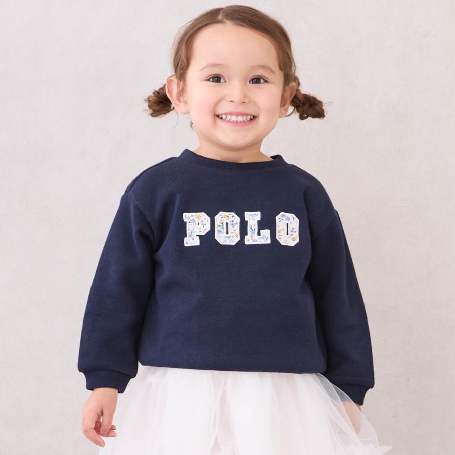 petit main プティマイン(petit main)【POLO BCS】ロゴアップリケ長T : ナルミヤオンラインYahoo!ショッピング店 - 通販 - Yahoo!ショッピング