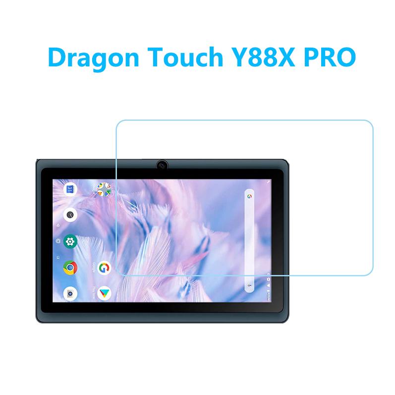 Dragon Touch Y88X PRO強化ガラスフィルム 指紋防止飛散防止気泡防止エアレース加工 自動吸着 高硬度9H 高透過率 : 成山 ...