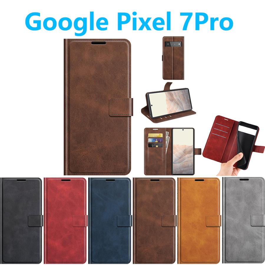 Google Pixel 7Pro グーグル ピクセル7セブンプロ用 手帳型 PUレザー 保護ケース Leather Case カード収納 スタンド機能 TPUスマホカバー : 成山 - 通販 ...