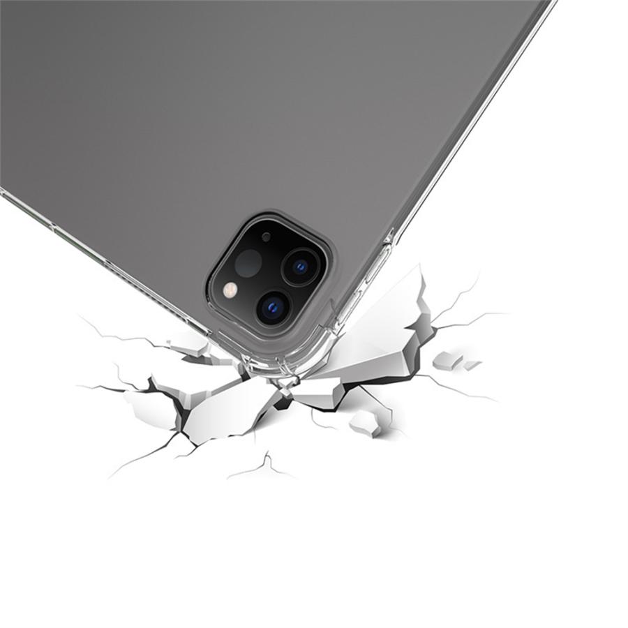 iPad Pro 13インチ タブレットケース 第7世代 アイパッドプロ（M4） エアクッション TPU クリア 透明 薄型 軽型 ソフトカバー 衝撃吸収 シンプル無地 :ipad-707 ...