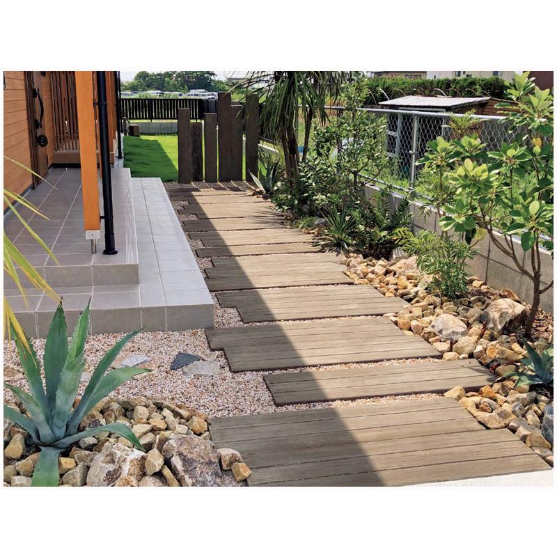 ヴィンテージウッドペイブ300L 3枚組 コンクリート製 枕木 古木 擬木 敷材 花壇 アプローチ ガーデニング : 庭をたのしむ材料屋なるぞう - 通販 - Yahoo!ショッピング