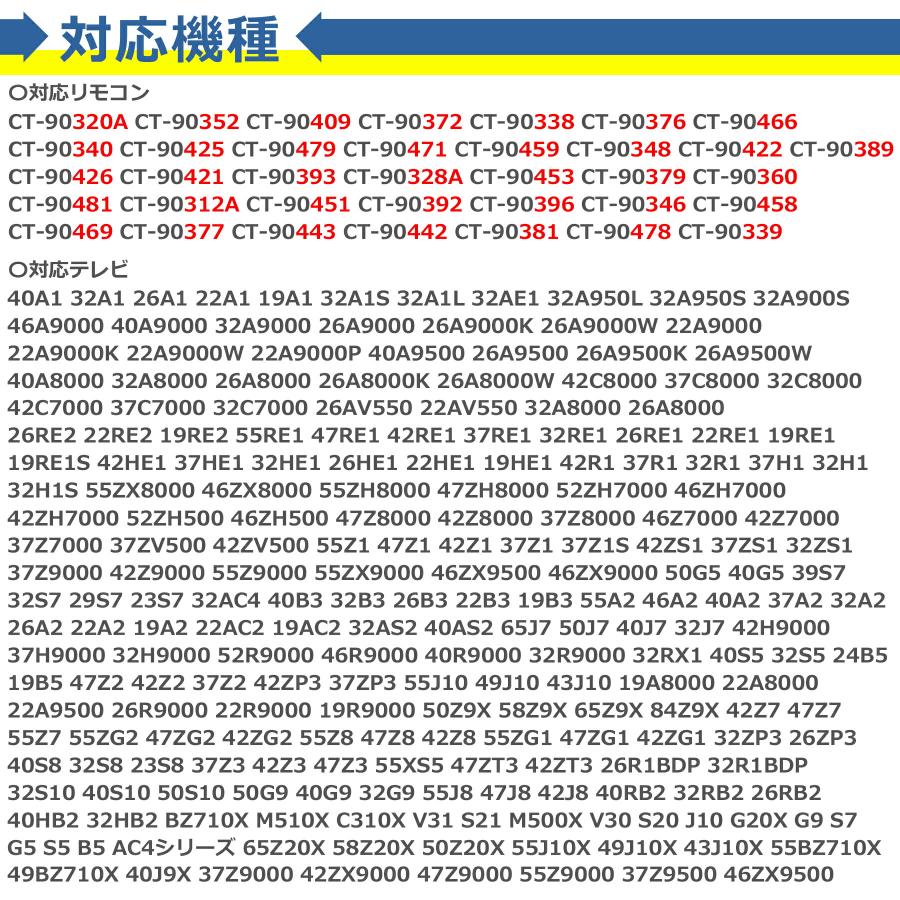 テレビ リモコン TO-90348 東芝 レグザ 多機種 互換 簡単操作 シンプル 設定不要 すぐに使える 代替 代用 機種 故障 買い替え 交換 液晶 電池別売 : ピザプラネット - 通販 ...