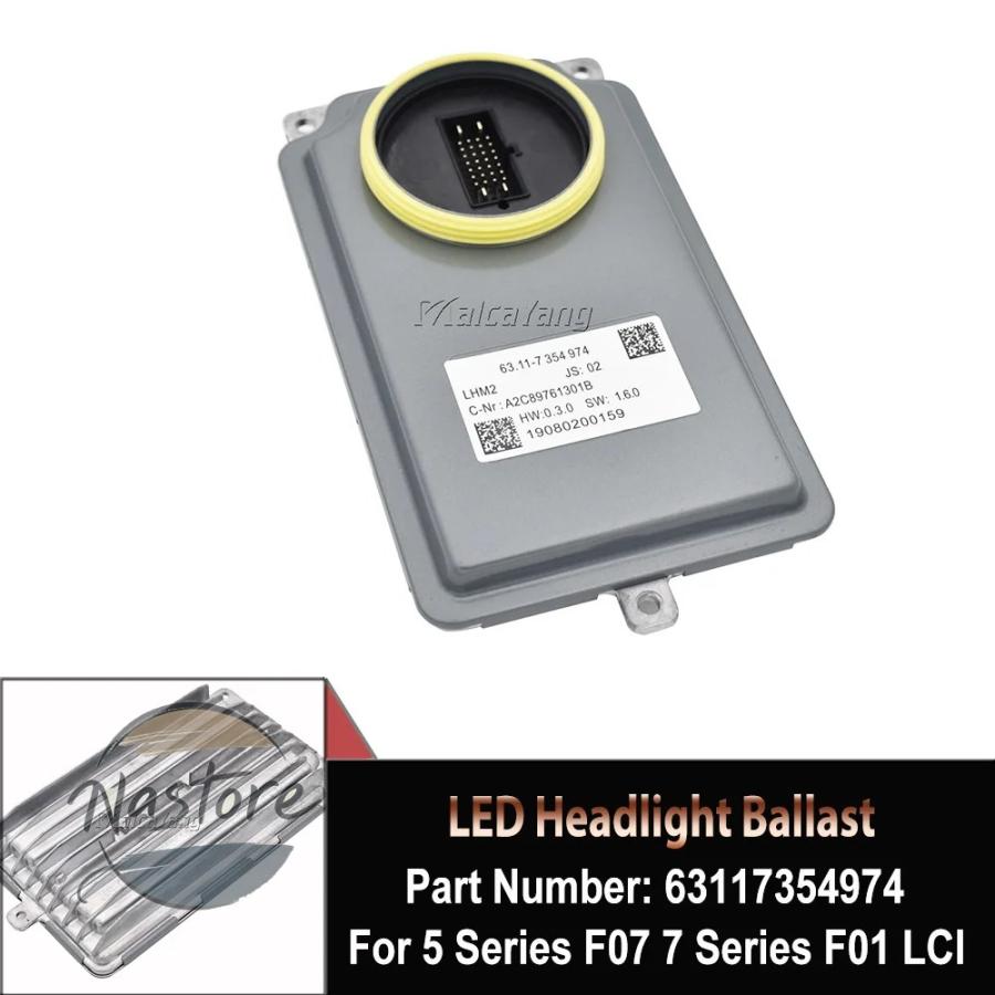 LED ヘッドライト バラスト 63117354974 BMW 5シリーズ F07 GT F10 F11 F18 LCI 7シリーズ F01 ...