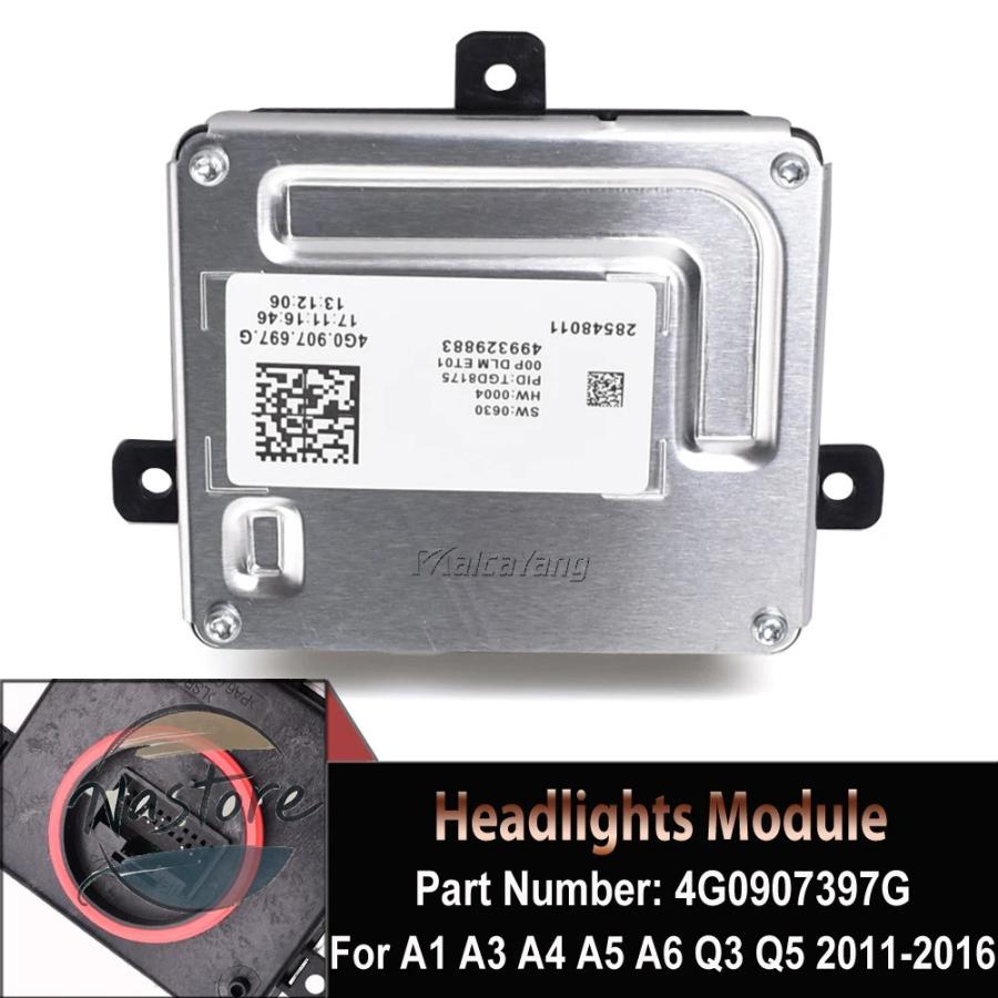 LED ヘッドライト ドライバーコントロールユニット 自動車 パーツ ゴルフMK7 アウディ Audi Iトゥーラン 4G0907397G ...