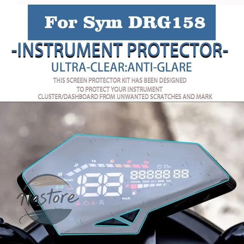 PVC バイク DASHBOARD SCREEN PROTECTOR SCRATCH PROTECTION FILM SPEEDOMETER ACCESSORIES FOR SYM ...
