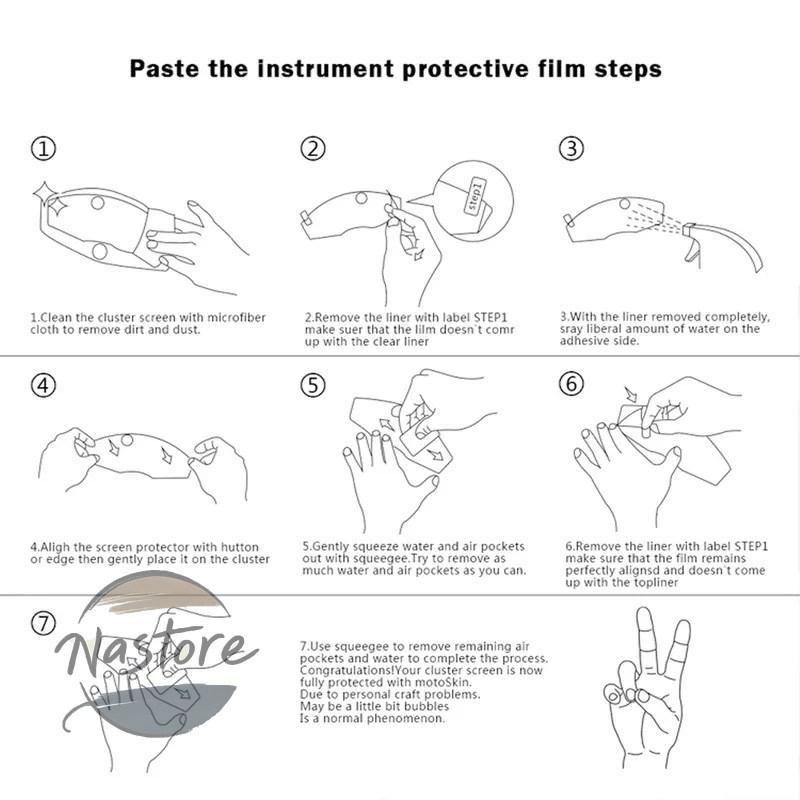 ホンダ HONDA CB190SS INSTRUMENT CB 190SS TPU HYDROGEL PROTECTIVE PELICUA ...