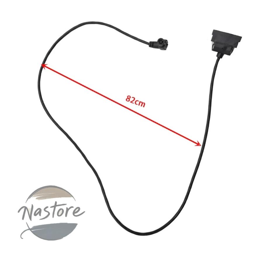 USBソケットケーブルアダプター CDチェンジャー ラジオ 4ピンプラグスロット ボタンインターフェイス SKODA OCTAVIA 2 VW ...