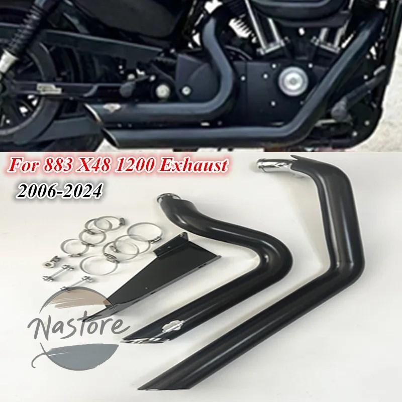 ハーレースポーツスター883マフラーカスタムバイクX48 1200フルマフラーカスタム883 X48 1200 2006-2024 : NASTORE 車・バイクパーツ専門 - 通販 ...