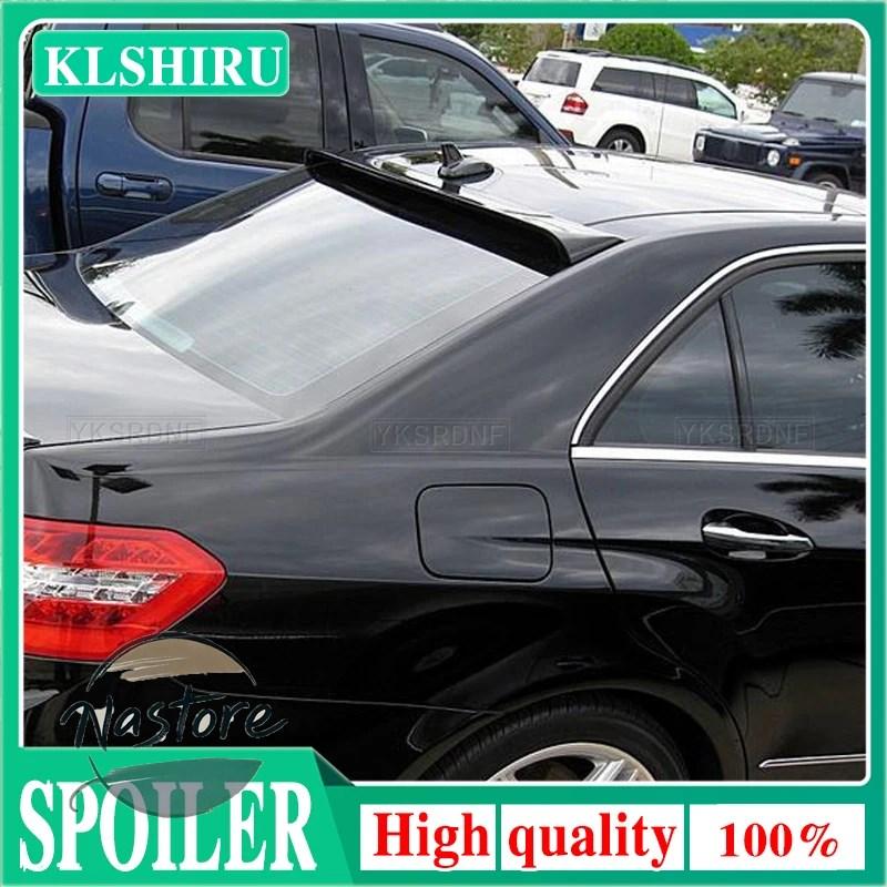 KLSHIRUメルセデス ベンツ W212 E320 E260 E300 E63スポイラー ABS 材料ルーフスポイラー2008 2009 ...