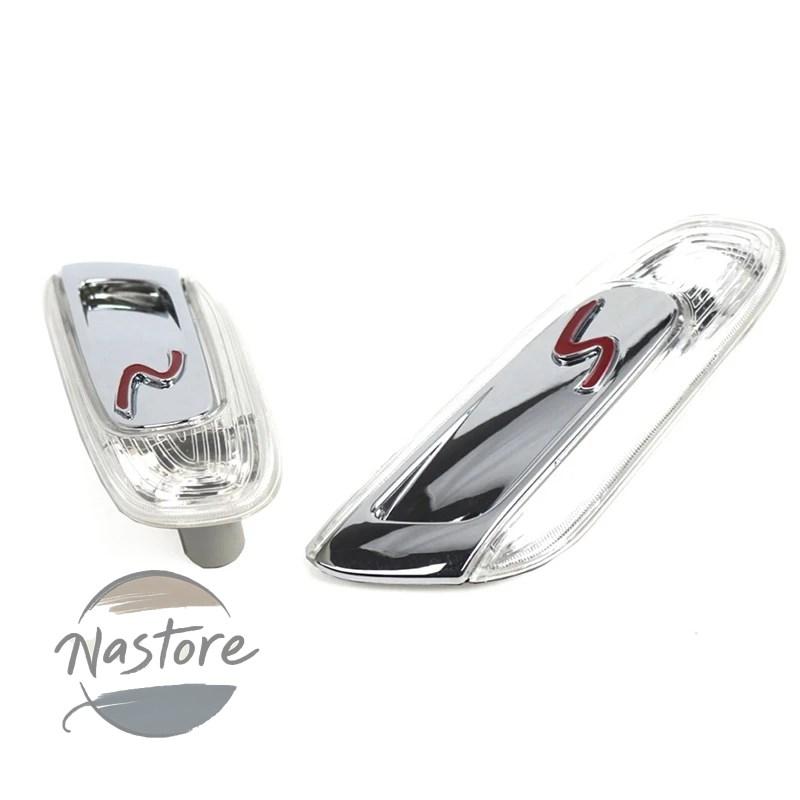 フロントフェンダー ウインカー ミニF56 F55 F57 サイドマーカー ウインカーライト 63137298351 63137298352 ...