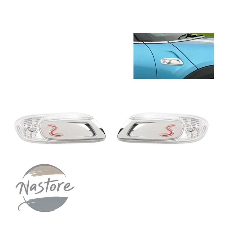 フロントフェンダー ウインカー ミニF56 F55 F57 サイドマーカー ウインカーライト 63137298351 63137298352 ...