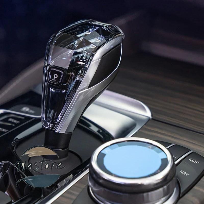 クリスタルギアシフトノブハンドルギアボックスレバースティックヘッドBMW 7 6 5シリーズF01 F02 F04 G11 G12 F12 ...