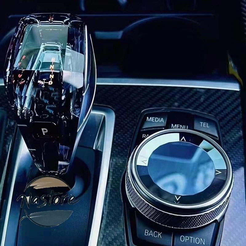 クリスタルギアシフトノブハンドルギアボックスレバースティックヘッドBMW 7 6 5シリーズF01 F02 F04 G11 G12 F12 ...