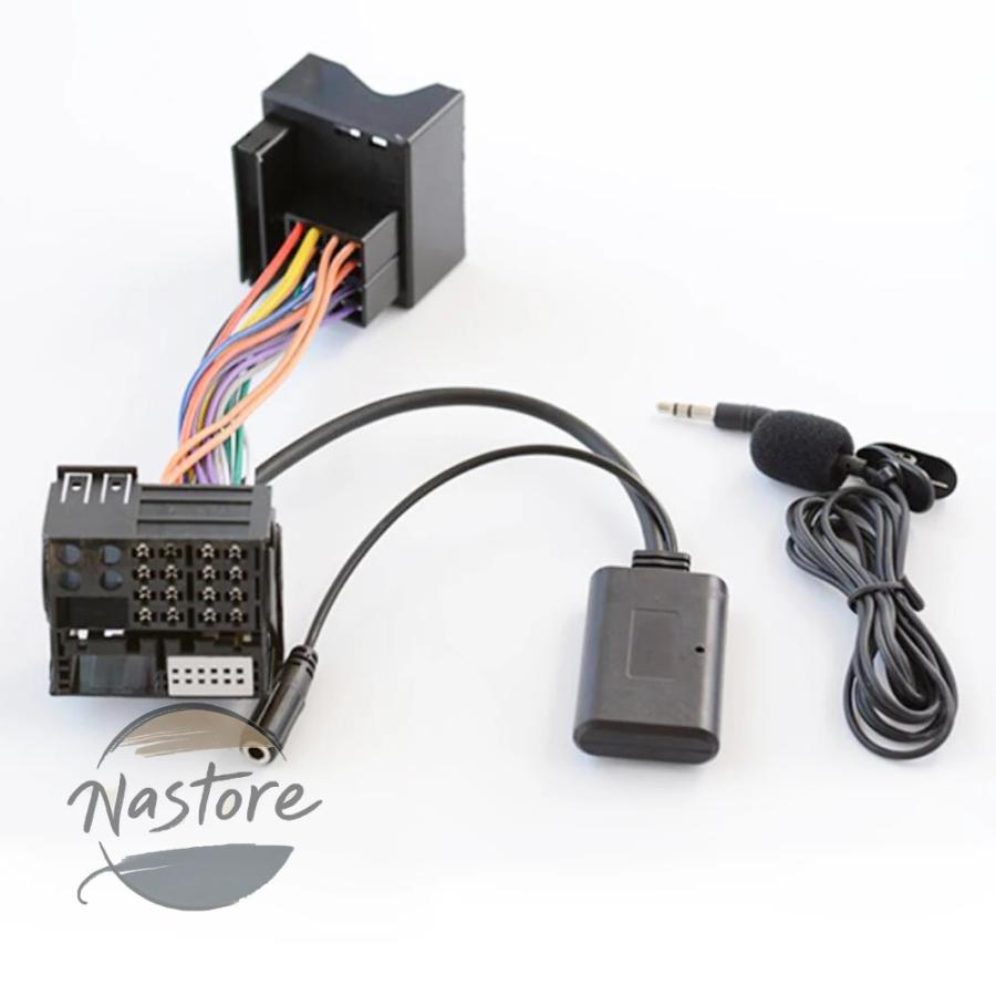 BLUETOOTH 5.0 AUX入力オーディオアダプタBMW E60 E61 E63 E64 E87 E88 E81 E82 E90 E91 E92 E93ハンズフリー電話通話 ...