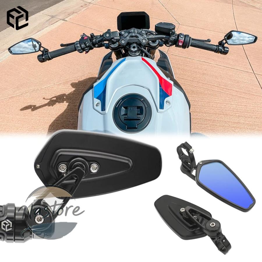 BMW R ナイン T R18 S1000R S1000RR R1250R バイク バックミラー ハンドルバー エンドミラー NINET F ...
