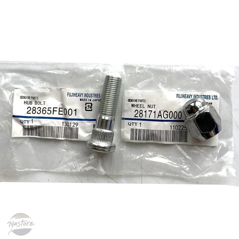 【並行輸入品】ホイール ハブボルトスタッドナット 28171AG000 28365FE001 スバル SUBARU インプレッサ フォレスター ...