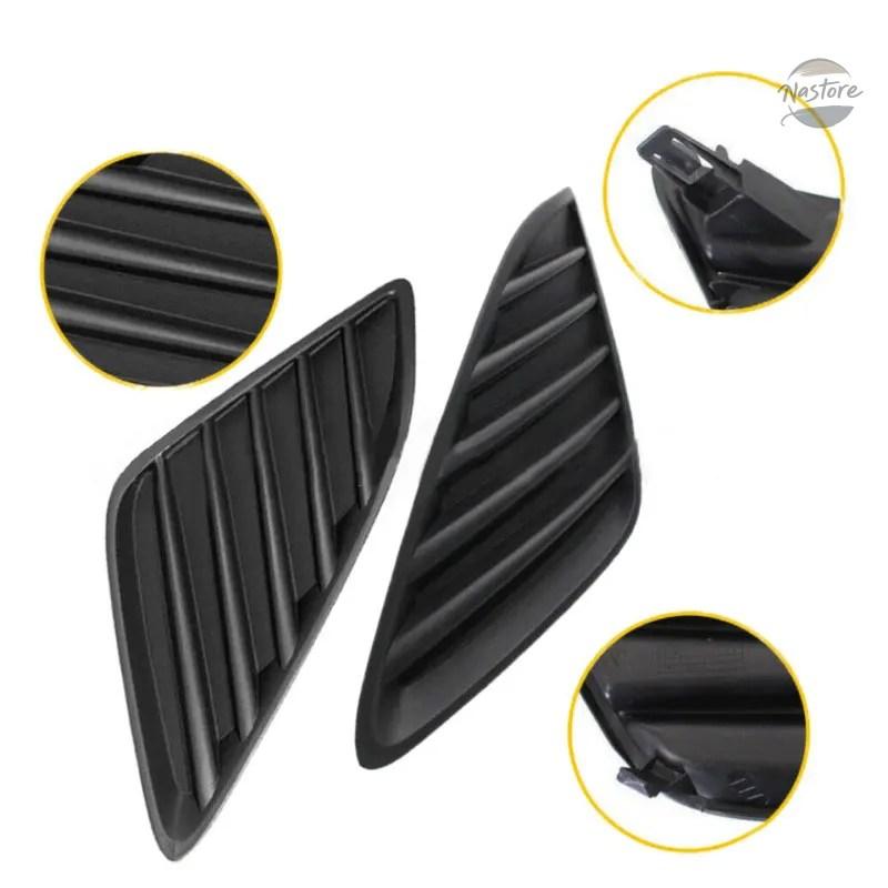 【並行輸入品】フロントバンパーインサートグリルフォグライトホールカバープラスチック左+右1ペア5212706260 5212806260トヨタ ...