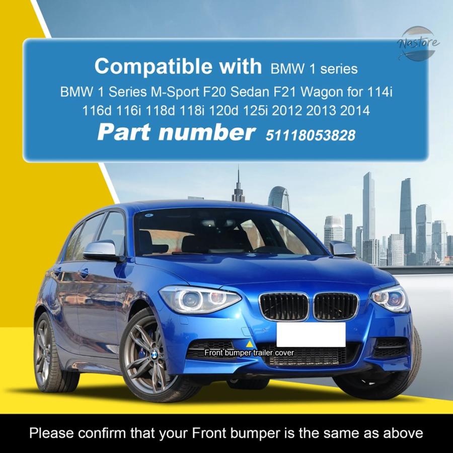 並行輸入品 BMW f20 カバー フロント バンパー 牽引フックキャップ牽引アイ 1シリーズ カスタムパーツ 部品 アクセサリー ...